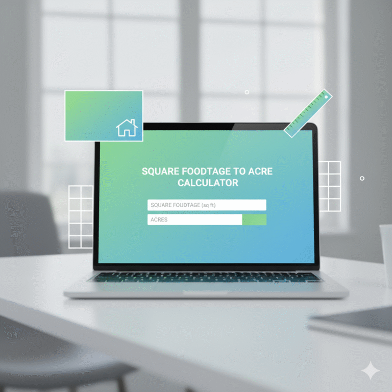 Best Square Footage Acre Calculator | Sq Ft to Acre